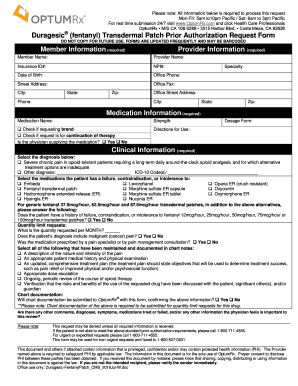 Fillable Online () Transdermal Patch Prior Authorization Request Form ...