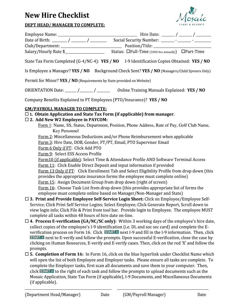 Fillable Online DEPT HEAD/ MANAGER TO COMPLETE: Fax Email Print - pdfFiller