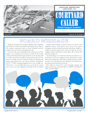 Fillable Online BOARD MESSAGE Fax Email Print - pdfFiller