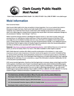 Fillable Online Mold Packet Fax Email Print - pdfFiller