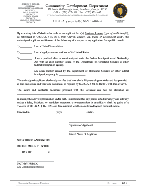 Fillable Online 50-36-1(e)(2) SAVE Affidavit Fax Email Print - pdfFiller