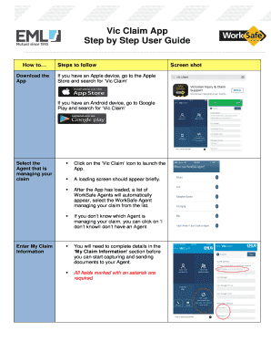 Fillable Online Vic Claim App Fax Email Print - pdfFiller