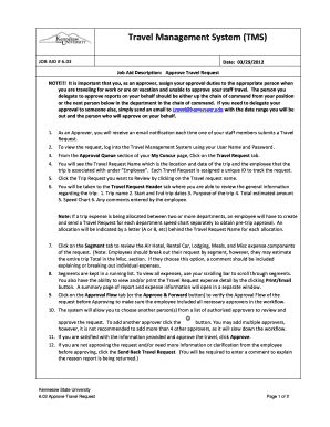 Fillable Online Travel Management System (TMS) Fax Email Print - pdfFiller