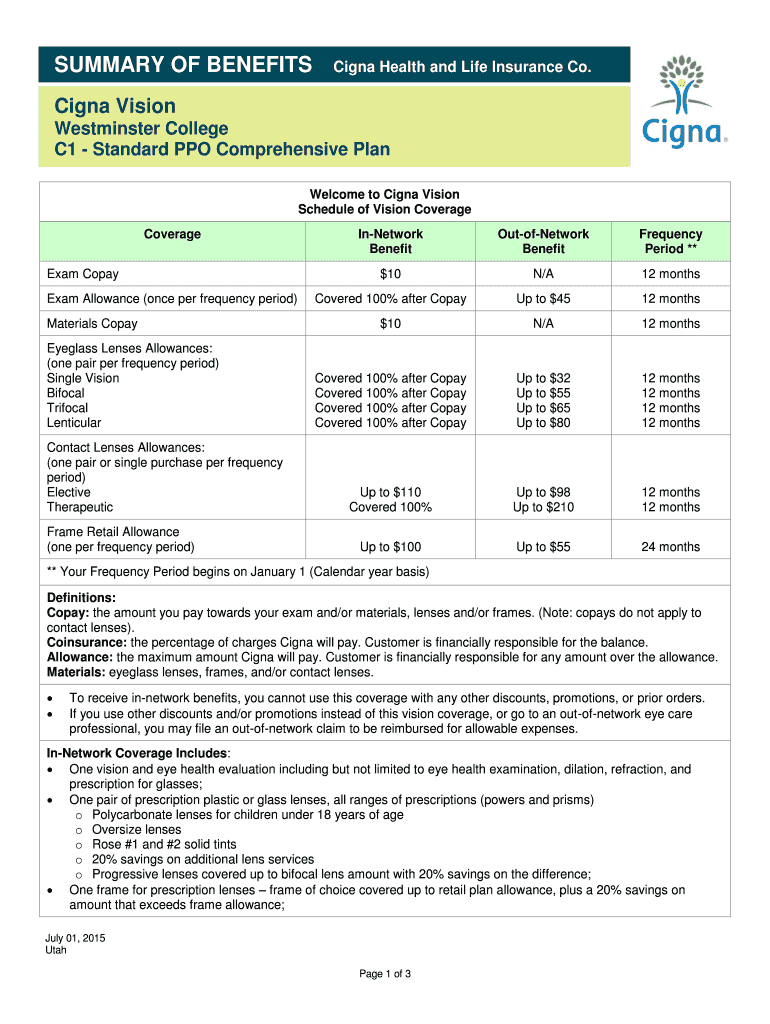 Fillable Online Single Vision Fax Email Print - pdfFiller