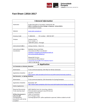 Fillable Online Fact Sheet 2016-2017 Fax Email Print - pdfFiller