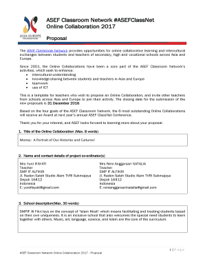 Fillable Online ASEF Classroom Network #ASEFClassNet Fax Email Print - pdfFiller