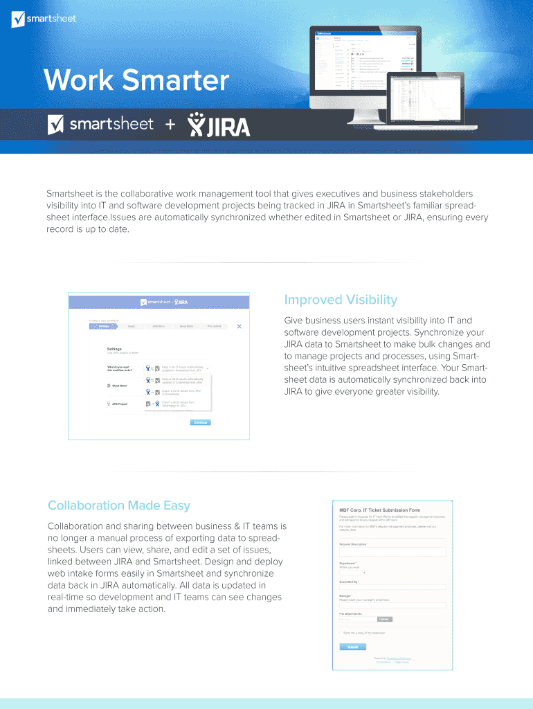 Fillable Online Smartsheet is the collaborative work management tool ...