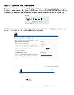 Fillable Online Nelnet Payment Plan EnrollmentStudents can Access the Nelnet Payment Plan by ...