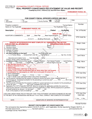 Fillable Online 54 (F) (3), Use DTE Form 100(Ex) Fax Email Print ...