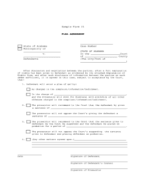Fillable Online eforms alacourt Sample Form 11 Fax Email Print - pdfFiller