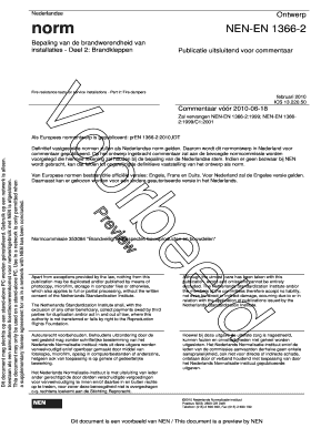 Fillable Online nen NEN-EN 1366-2 - nen Fax Email Print - pdfFiller