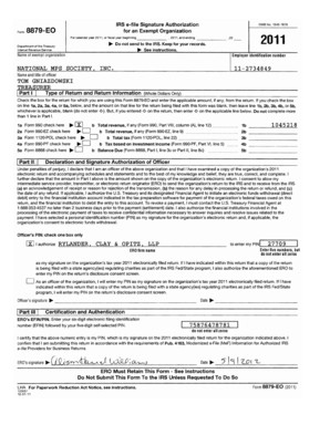 Fillable Online mpssociety Form 8879-EO - National MPS Society ...