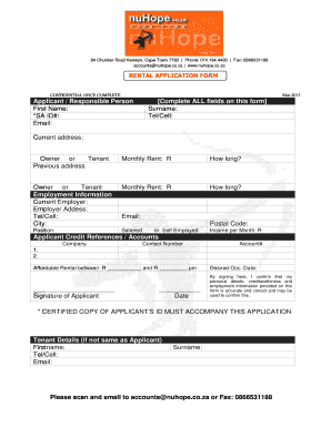 Fillable Online CONFIDENTIAL ONCE COMPLETE Oct-10 Fax Email Print - pdfFiller