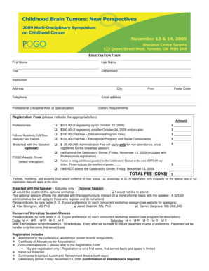 Fillable Online 2009 Symposium Registration Form -FINAL.doc Fax Email ...