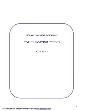 Fillable Online NIT form 6 - work 6 Fax Email Print - pdfFiller