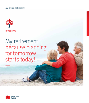 Fillable Online My retirement because planning for tomorrow starts ...