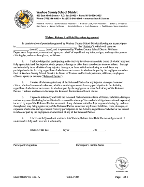 Fillable Online WEL-F003 Voluntary Participation Waiver Form Rev A.doc ...