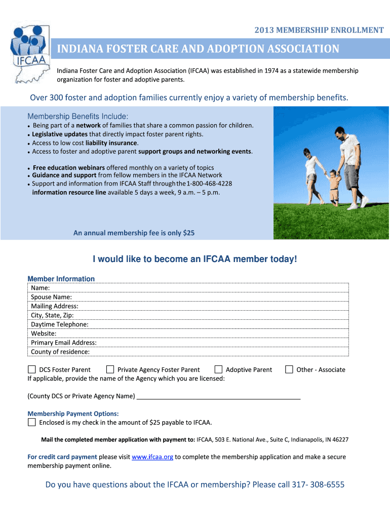 Fillable Online ifcaa Kinship Caregivers and the Child Welfare System. Informal and formal ...