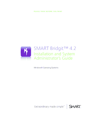 Fillable Online SMART Bridgit 4 Fax Email Print - pdfFiller