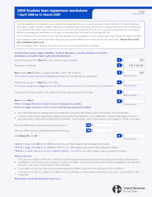 Fillable Online ird govt Repayment Assessment Form Fax Email Print ...