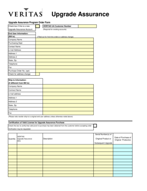 Fillable Online Assurance Order Form Excel 95.PDF Fax Email Print ...