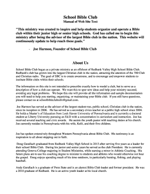 Fillable Online Club Sample Documents Fax Email Print - pdfFiller