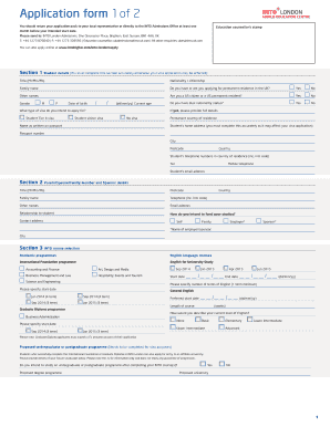 Fillable Online You should return your application pack to your local ...