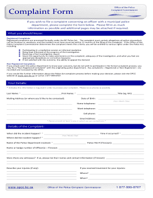 Fillable Online nwpolice Office of the Police - nwpolice Fax Email ...