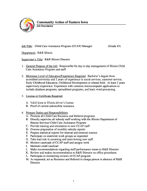 Fillable Online iacommunityaction Job Title Child Care Assistance Program (CCAP) Manager ...