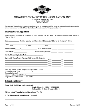 Fillable Online To Print and Mail your application - Midwest ...