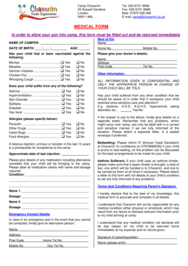 Fillable Online Medical Form 2011 - Wix.com Fax Email Print - pdfFiller