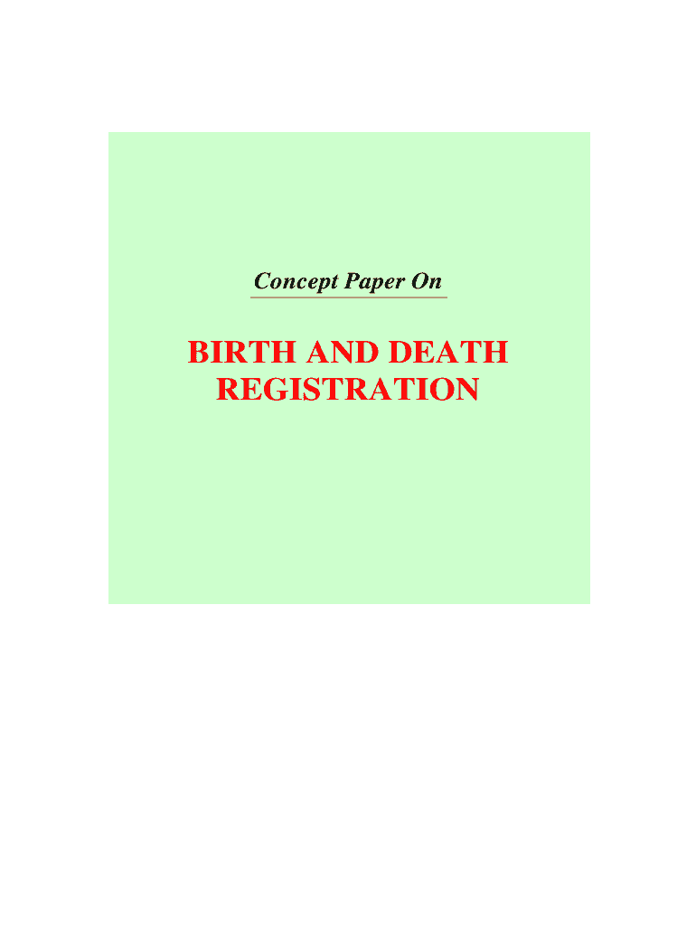 Fillable Online BIRTH AND DEATH Fax Email Print - pdfFiller