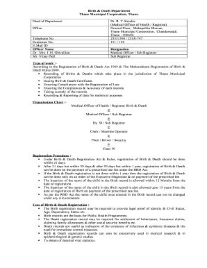 Fillable Online Birth & Death Department Fax Email Print - pdfFiller