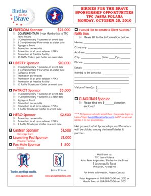 Fillable Online njslom Click here for the Sponsorship Form - njslom Fax ...