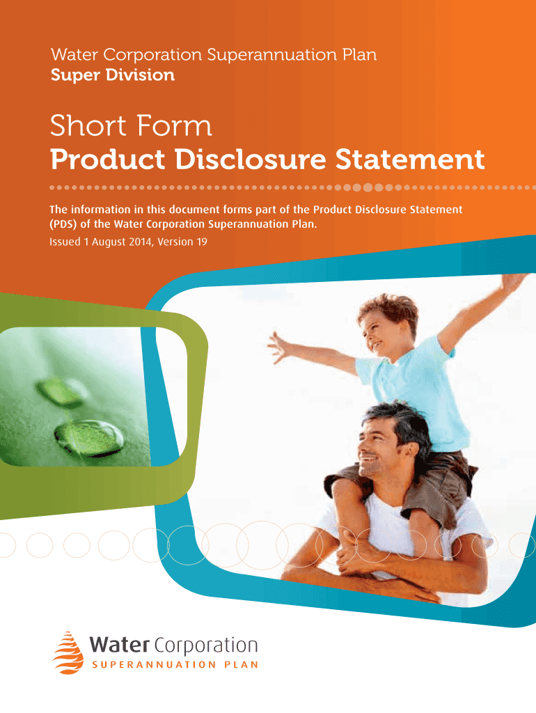 Fillable Online watercorpsuper com Short Form - Water Corporation Superannuation Plan Fax Email ...