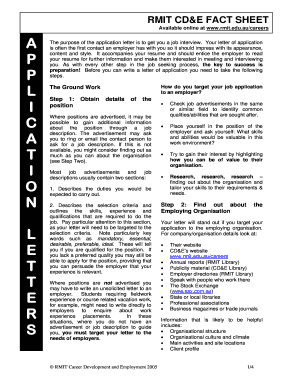 Fillable Online Application Letters Fact Sheet Fax Email Print - pdfFiller