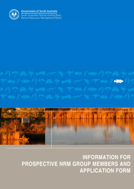Fillable Online naturalresources sa gov Information for prospective nrm ...