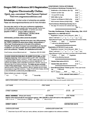 Fillable Online PDF version of the registration form - Oregon EMS ...