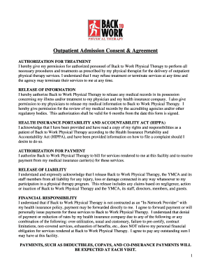 Fillable Online backtowork Patient Intake Form - Back To Work Physical ...