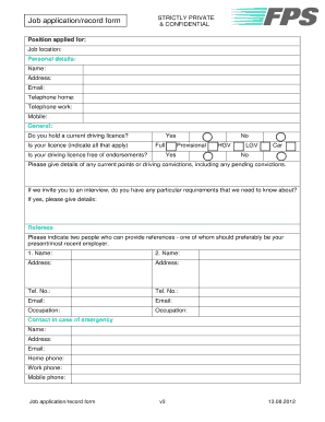 Fillable Online Branch Name - FPS Distribution Fax Email Print - pdfFiller