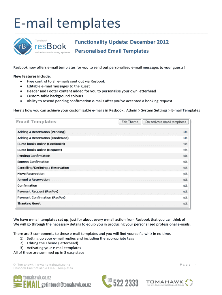 Fillable Online 2) EditingtheTheme(letterhead) Fax Email Print - pdfFiller