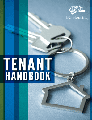 Fillable Online bchousing BTenantb handbook - BC Housing Fax Email ...