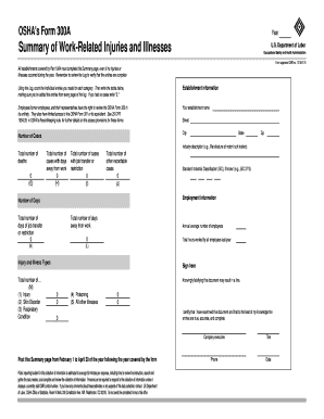 Fillable Online OSHA Form 300A.pdf Fax Email Print - pdfFiller
