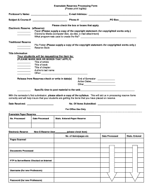 Fillable Online libraries wvu Reserves Processing Form - WVU Libraries ...