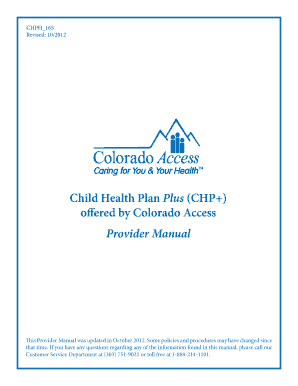 Fillable Online Child Health Plan Plus (CHP+) Fax Email Print - pdfFiller