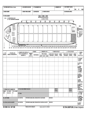 Fillable Online dtic DD 2130-7, KC-10A Load Plan (23 Pallets ...
