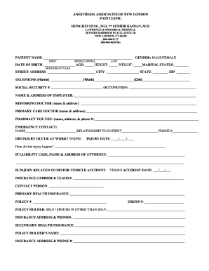 Fillable Online lmhospital Web Site- Content- Chronic Pain New patient ...