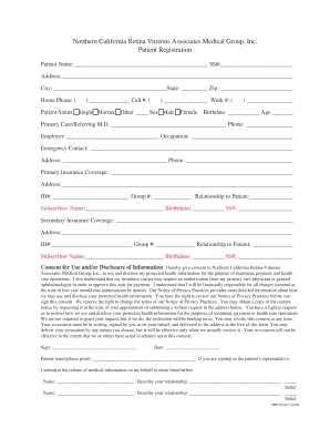 Fillable Online New Patient Packet - Ncrva.com Fax Email Print - pdfFiller
