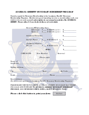 Louisiana Physical Medical Form