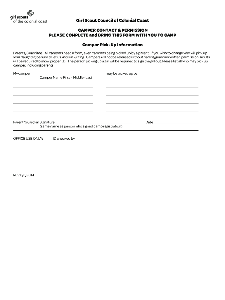 Fillable Online gsccc Apasus Day Parent Pack - Girl Scouts of the Colonial Coast Fax Email Print ...